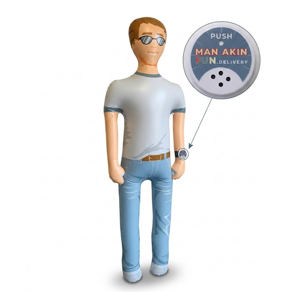 Man Akin 6-Foot Inflatable Talking Novelty Doll | FUN Delivery – FUN ...